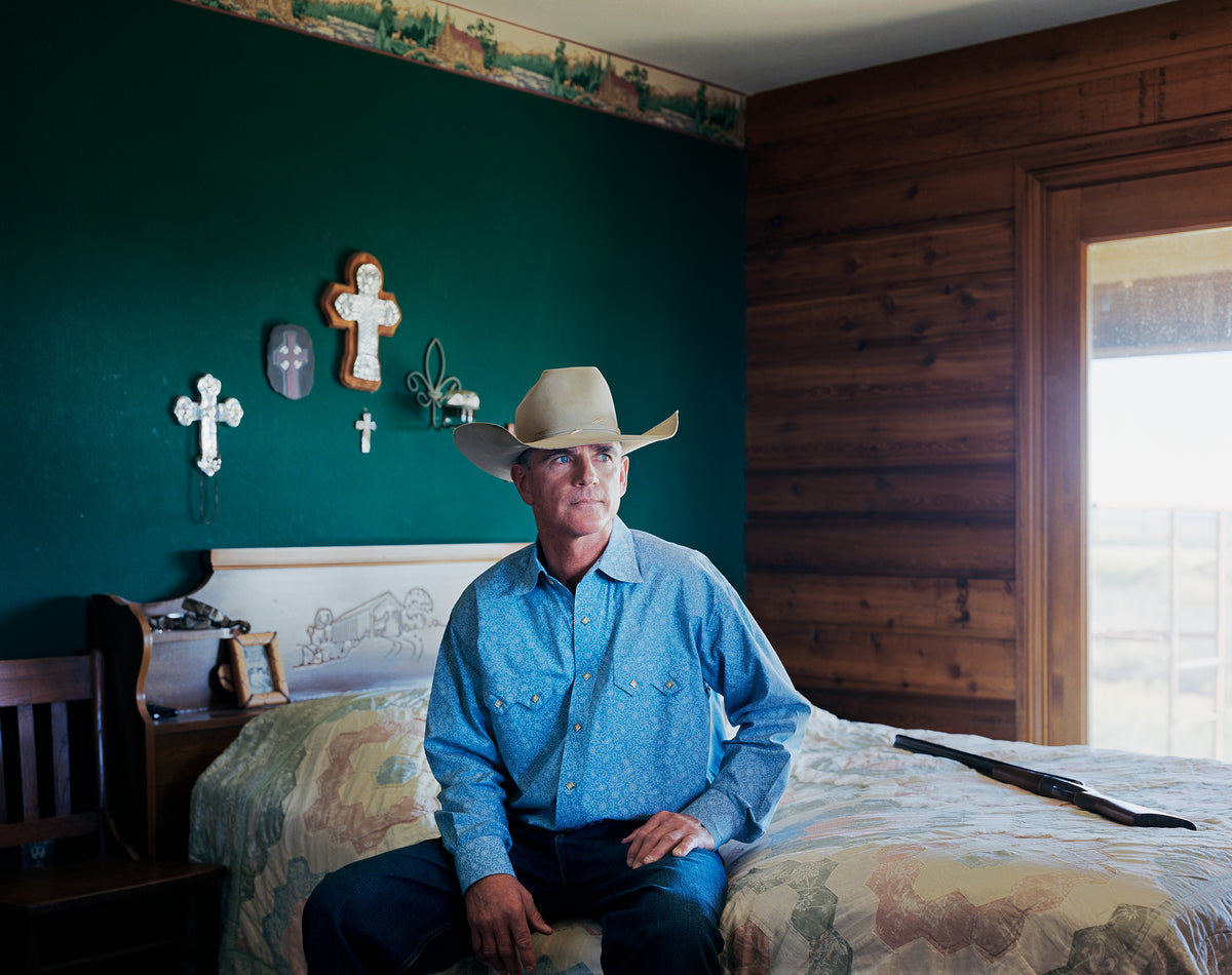 Chris Lawrence, Rancher, Seymour, Texas, 2009, Jane Hilton – The Little Black Gallery